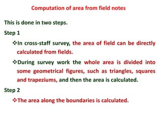 Practical 2 Chain and Compass Surveying - Computation of areas.ppt
