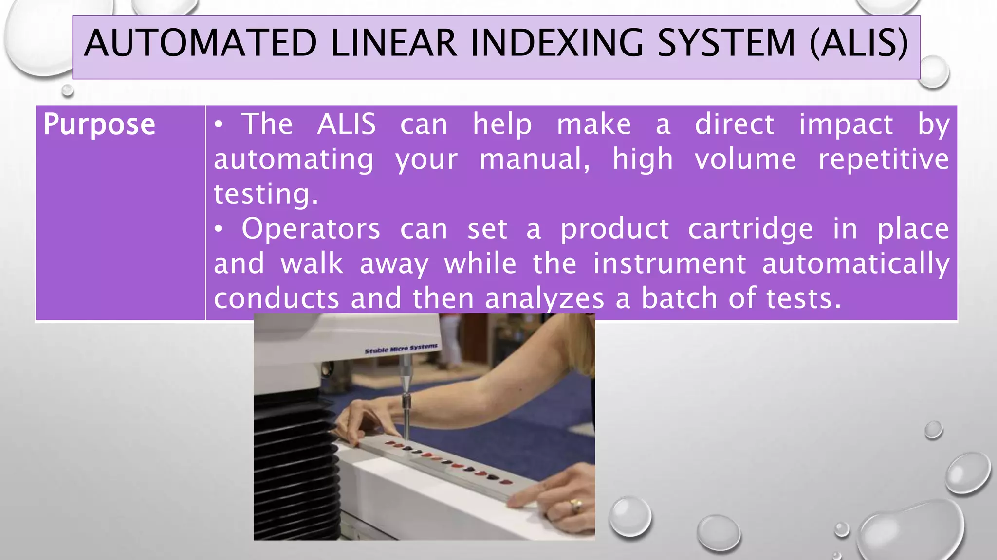Texture analyzer and its accessories | PPTX
