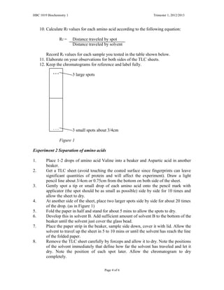 Practical 2 tlc | DOC | Chemistry | Science