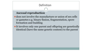 Asexual reproduction intro | PPT