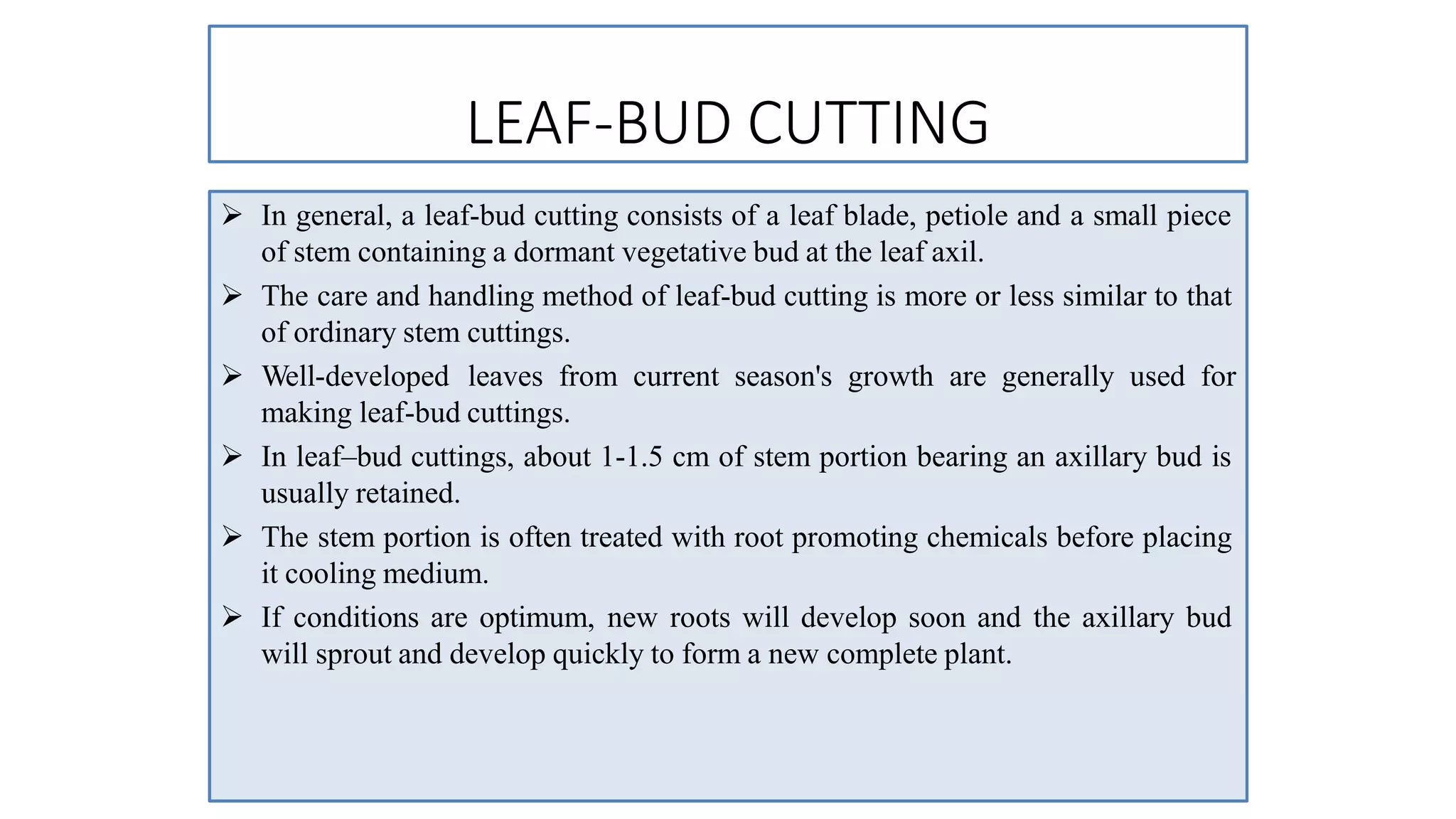 Cutting propagation | PPTX