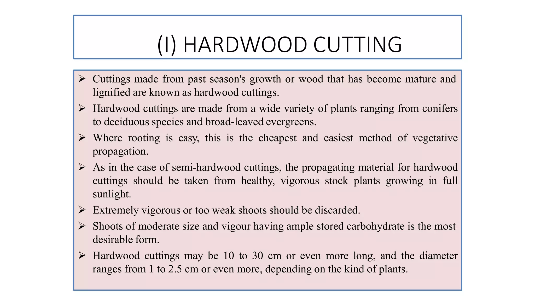 Cutting propagation | PPTX