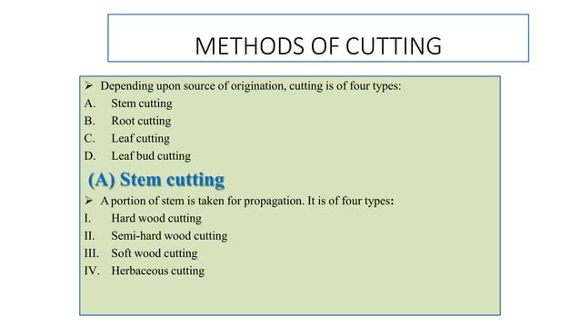 Cutting propagation | PPTX