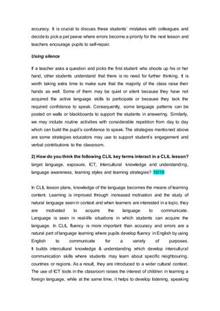 Practical 5 CLIL | PDF