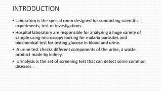HOSPITAL BIOCHEMISTRY LABORATORY | PPTX