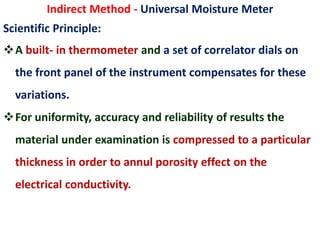 Practical 7 Determination of Moisture content by indirect method.ppt