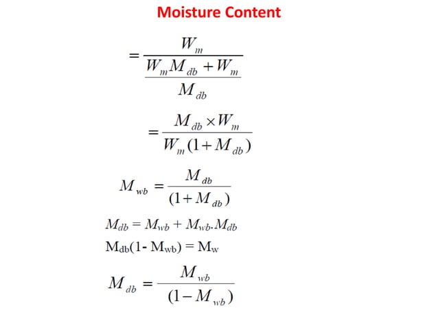 Practical 7 Determination of Moisture content by indirect method.ppt ...
