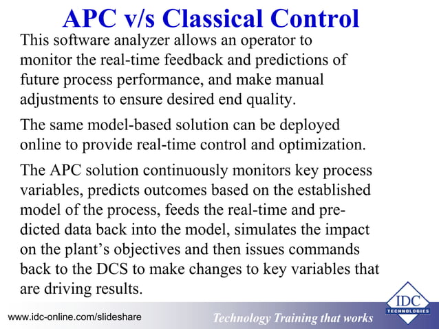 Practical Advanced Process Control for Engineers and Technicians | PPT ...