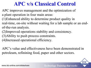 Practical Advanced Process Control for Engineers and Technicians | PPT