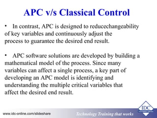 Practical Advanced Process Control for Engineers and Technicians | PPT
