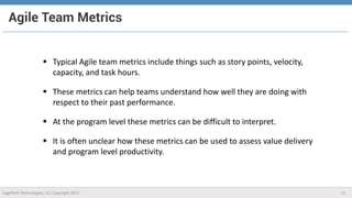 Practical agile analytics: Measure predictability and quantify risk ...