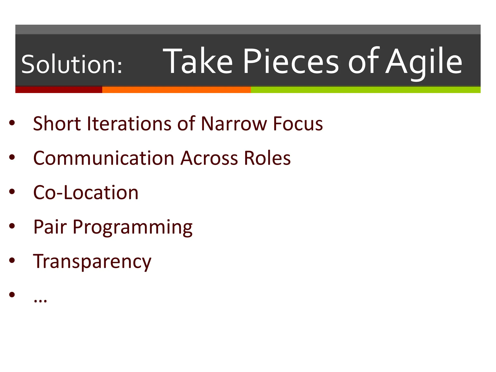 practical agile knowledge working methods | PPT