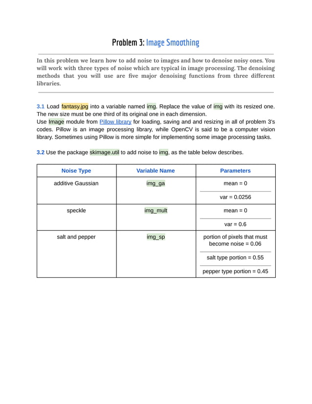 A Hands On Set Of Programming Problems Using Python And Opencv Pdf