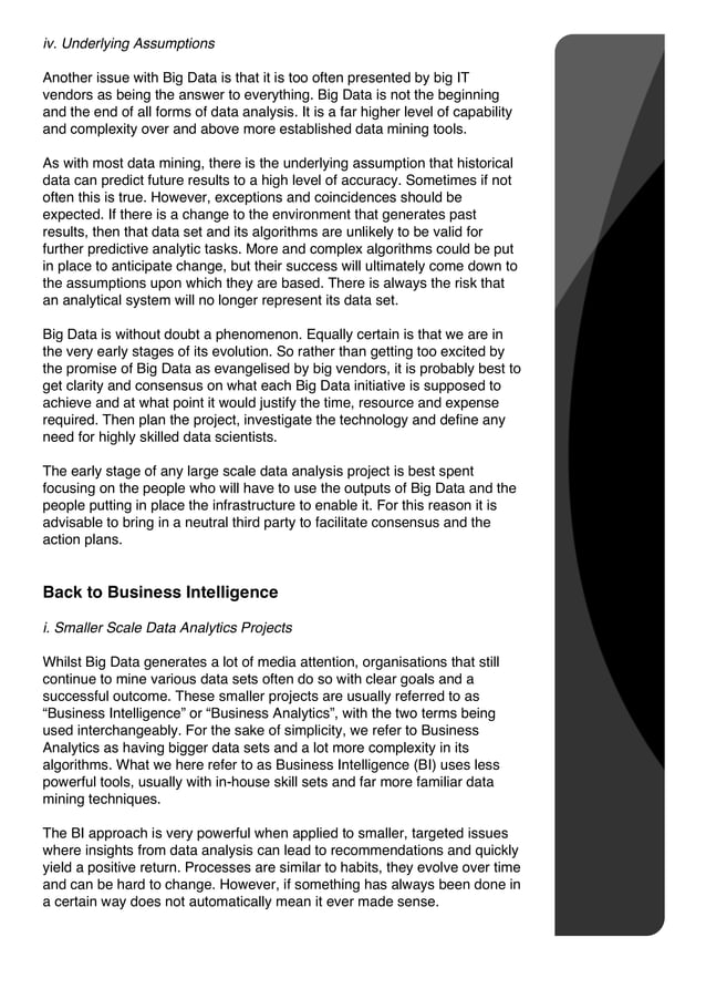 Practical analytics john enoch white paper | PDF