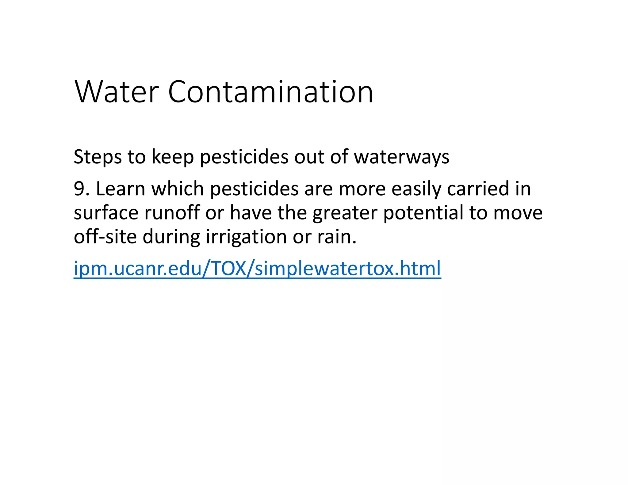 Practical Application of Pesticides | PDF