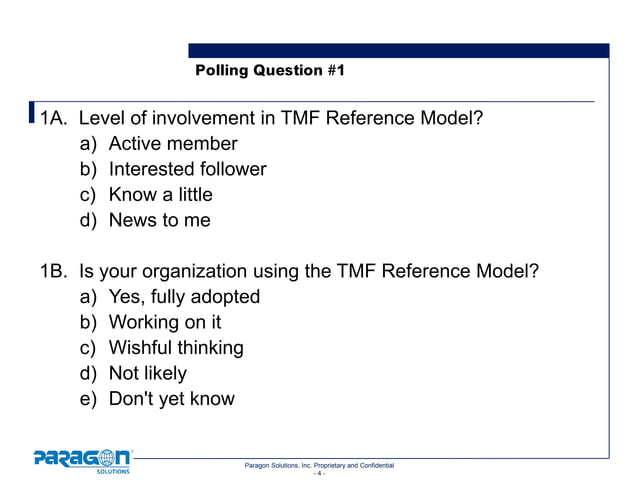 Practical application of the tmf reference model | PDF