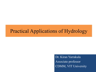 Practical Applications of Hydrology | PPTX