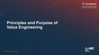Practical Application of Value Engineering in Capital Projects | PDF