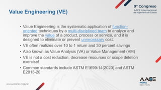 Practical Application of Value Engineering in Capital Projects | PDF