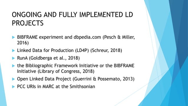 Practical approaches to linked data | PPT