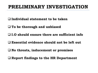 Practical Approach In Handling Domestic Inquiry | PPTX