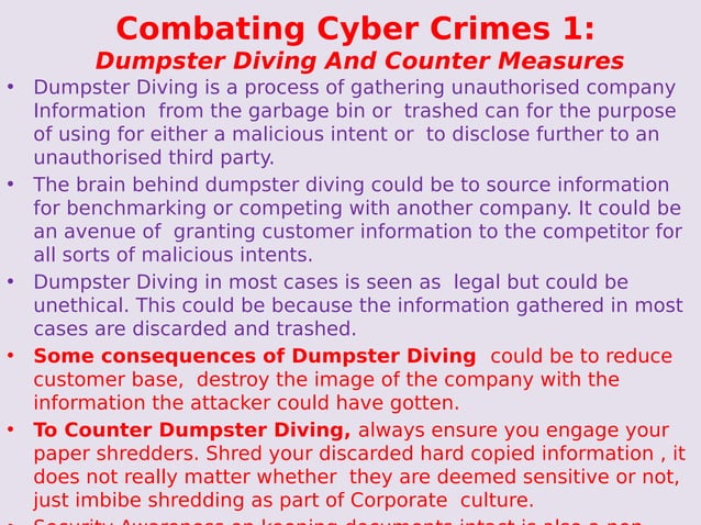 Practical approach to combating cyber crimes | PDF