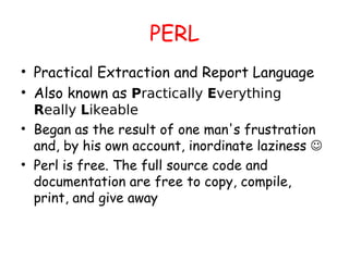 Practical approach to perl day1 | PDF
