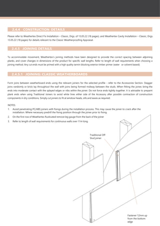 Practical Assessment 1 - Install horizontal weatherboards | DOCX | Home ...