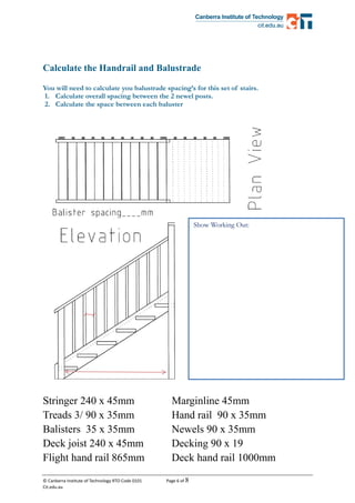 Practical Assessment_Full set of stairs with handrail.pdf | Resume ...
