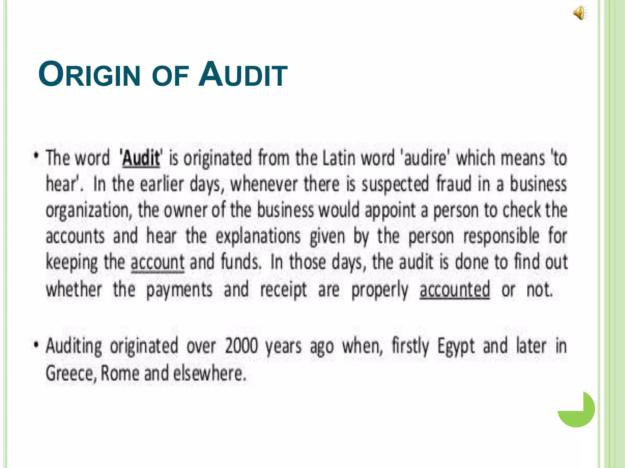 Practical auditing | PPTX