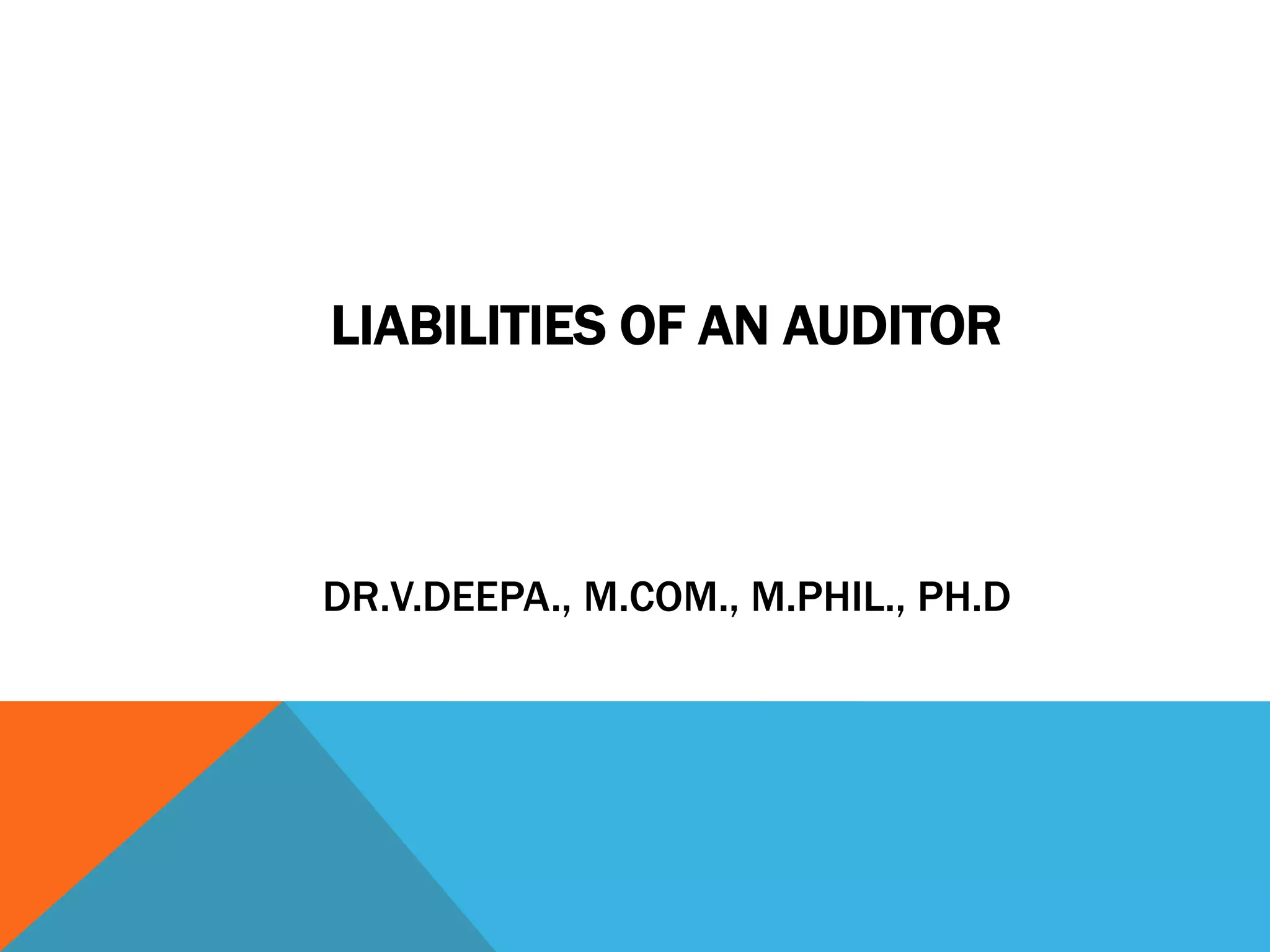 Practical auditing | PPTX