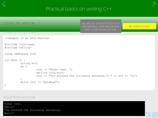 Practical basics on c++ | PPT