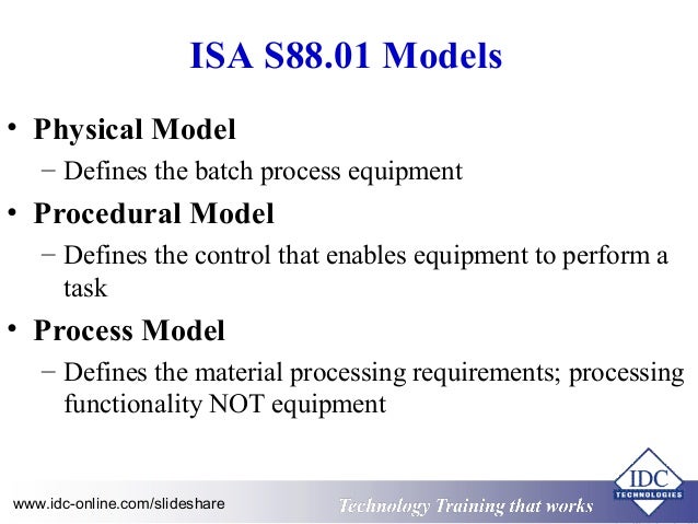 Practical Batch Management and Control (including S88) for Industry