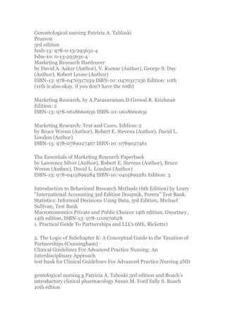 Practical business math procedures 11th jeffery test banks and solution ...