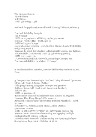 Practical business math procedures 11th jeffery test banks and solution ...