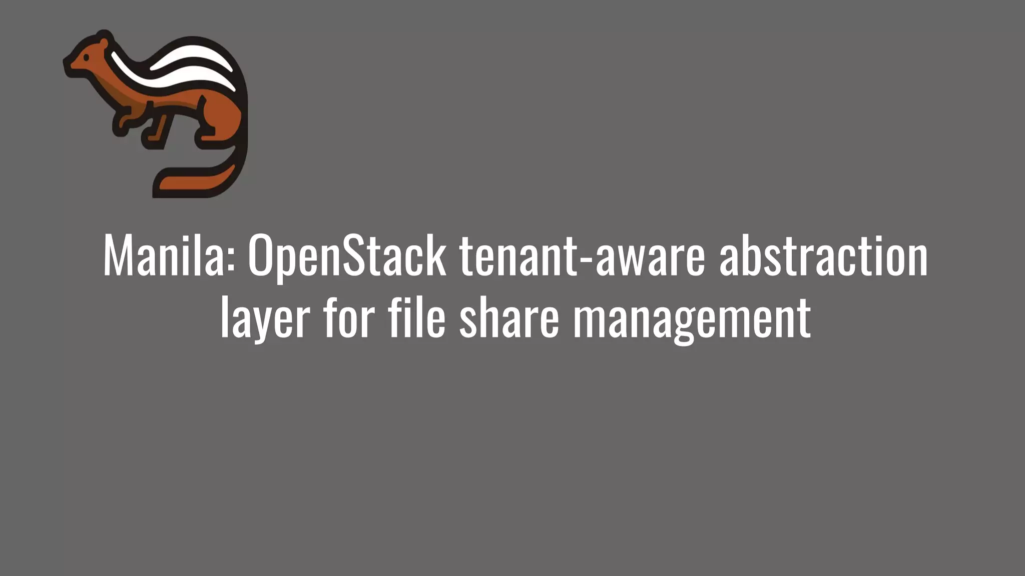 CEPH DAY BERLIN - PRACTICAL CEPHFS AND NFS USING OPENSTACK MANILA | PPT