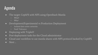 CEPH DAY BERLIN - PRACTICAL CEPHFS AND NFS USING OPENSTACK MANILA | PPT