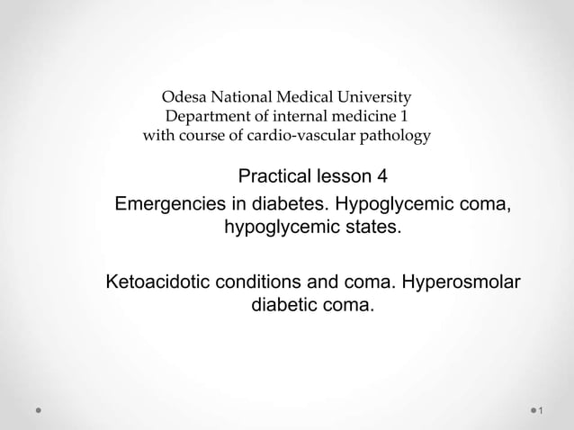 Practical class 04 Acute complications of DM.ppt