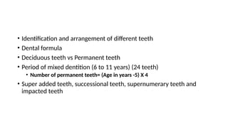 Practical class on forensic age estimation by dentition.pptx