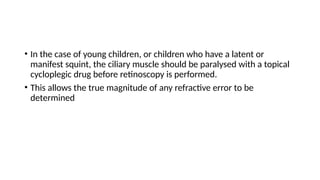 Practical Clinical refraction class 3.pptx | Eye and Vision Conditions ...