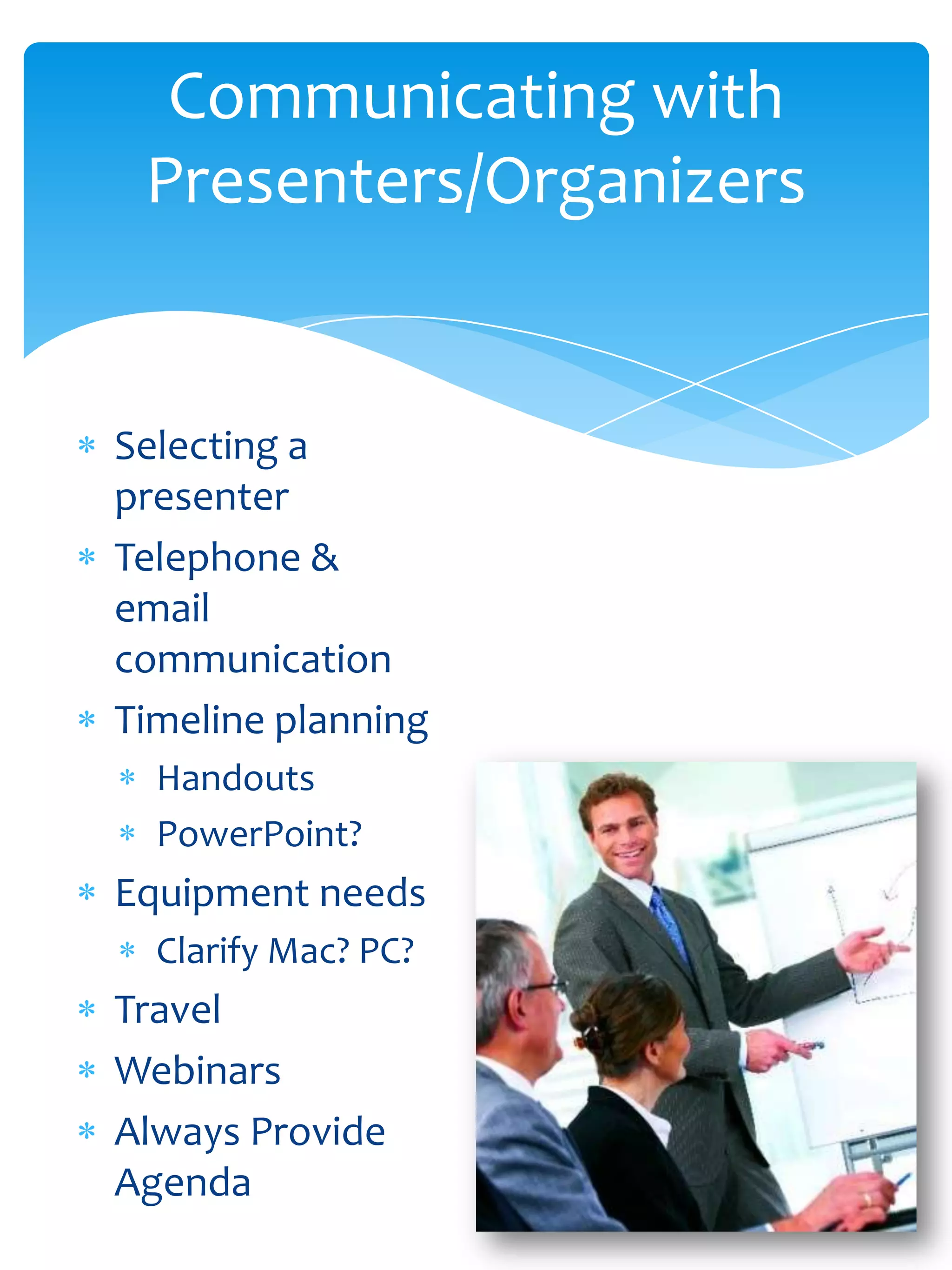 Practical communication skills for presenters | PDF