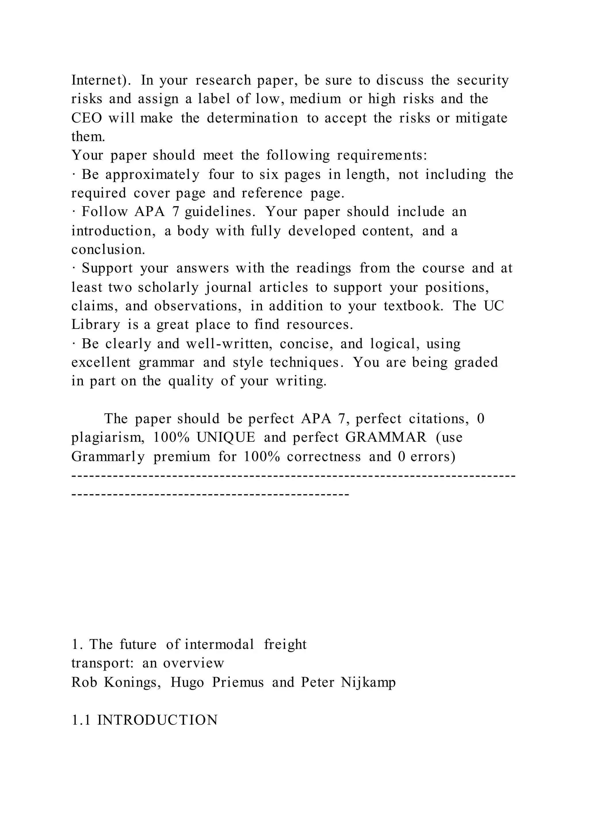 Practical connection assignment provide a reflection of a | PDF