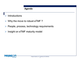 Practical considerations for eTMF Planning | PDF