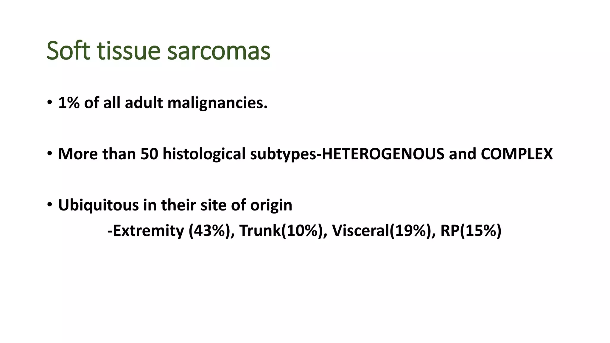 Practical considerations in soft tissue sarcoma 3 | PPTX