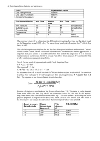 Practical control valve sizing, selection and maintenance | PDF