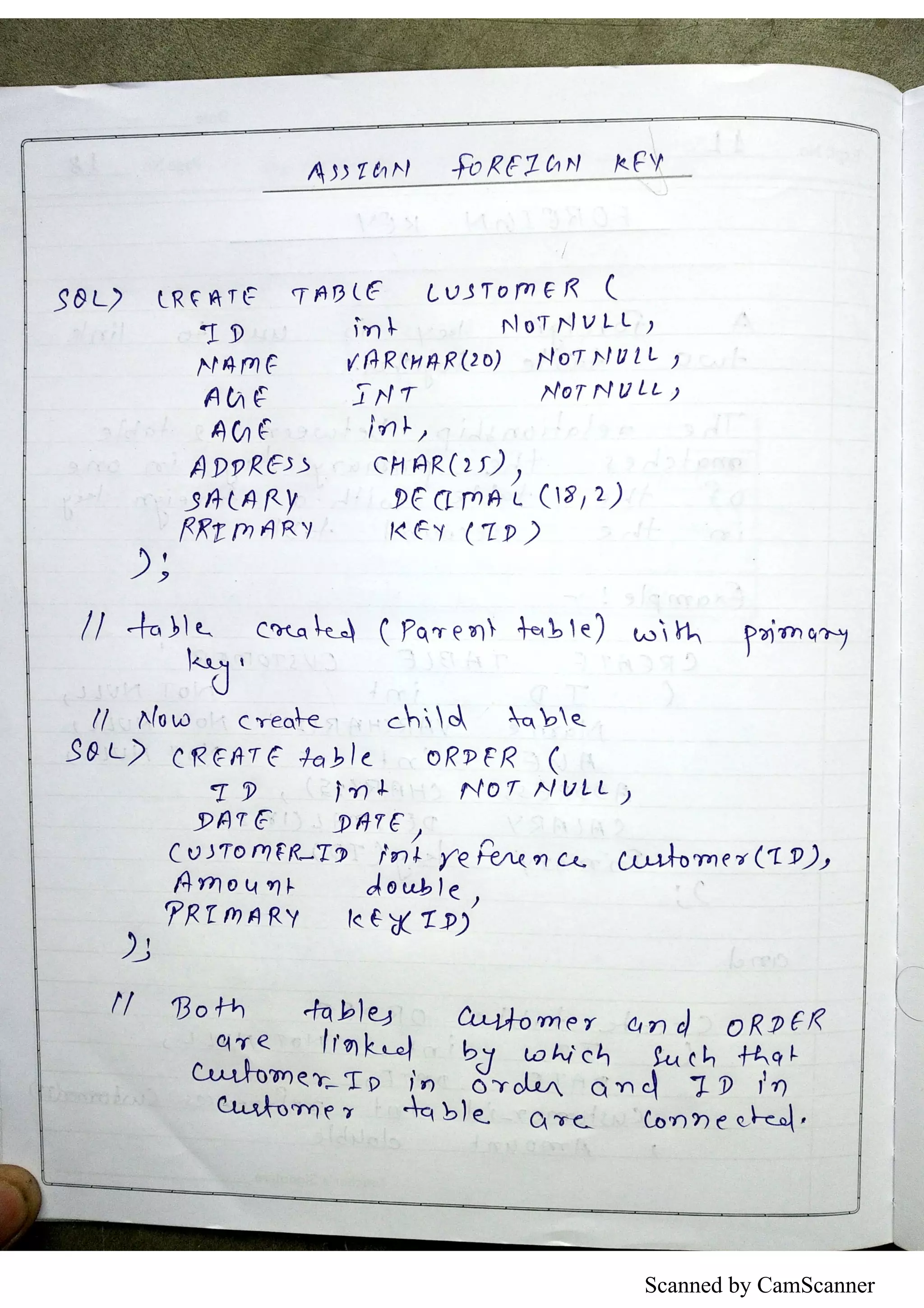 Practical file for DBMS | PDF