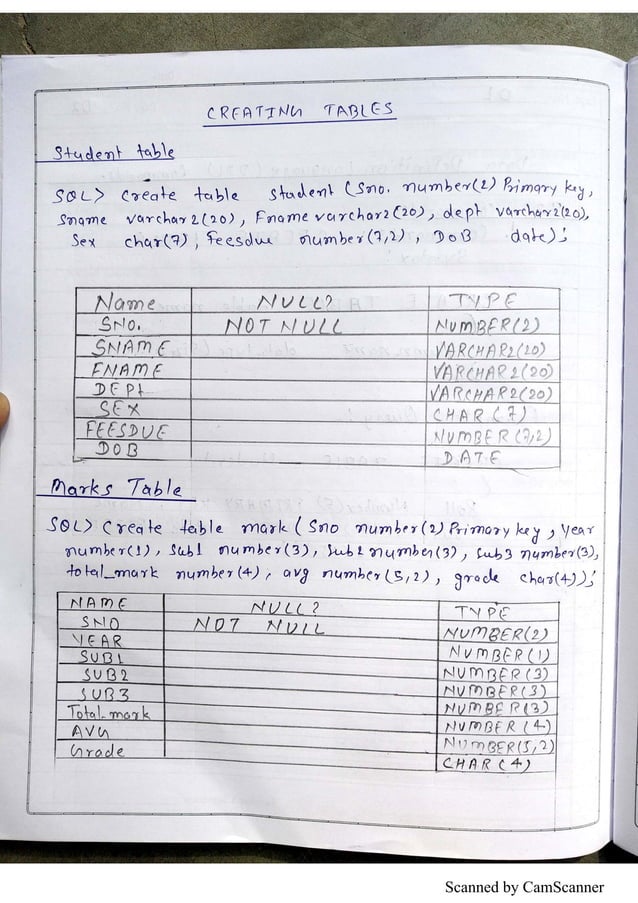 Practical file for DBMS | PDF