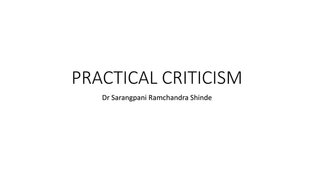 Practical Criticism.pptx