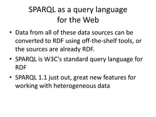 Practical Cross-Dataset Queries with SPARQL (Introduction) | PPTX | Databases | Computer ...