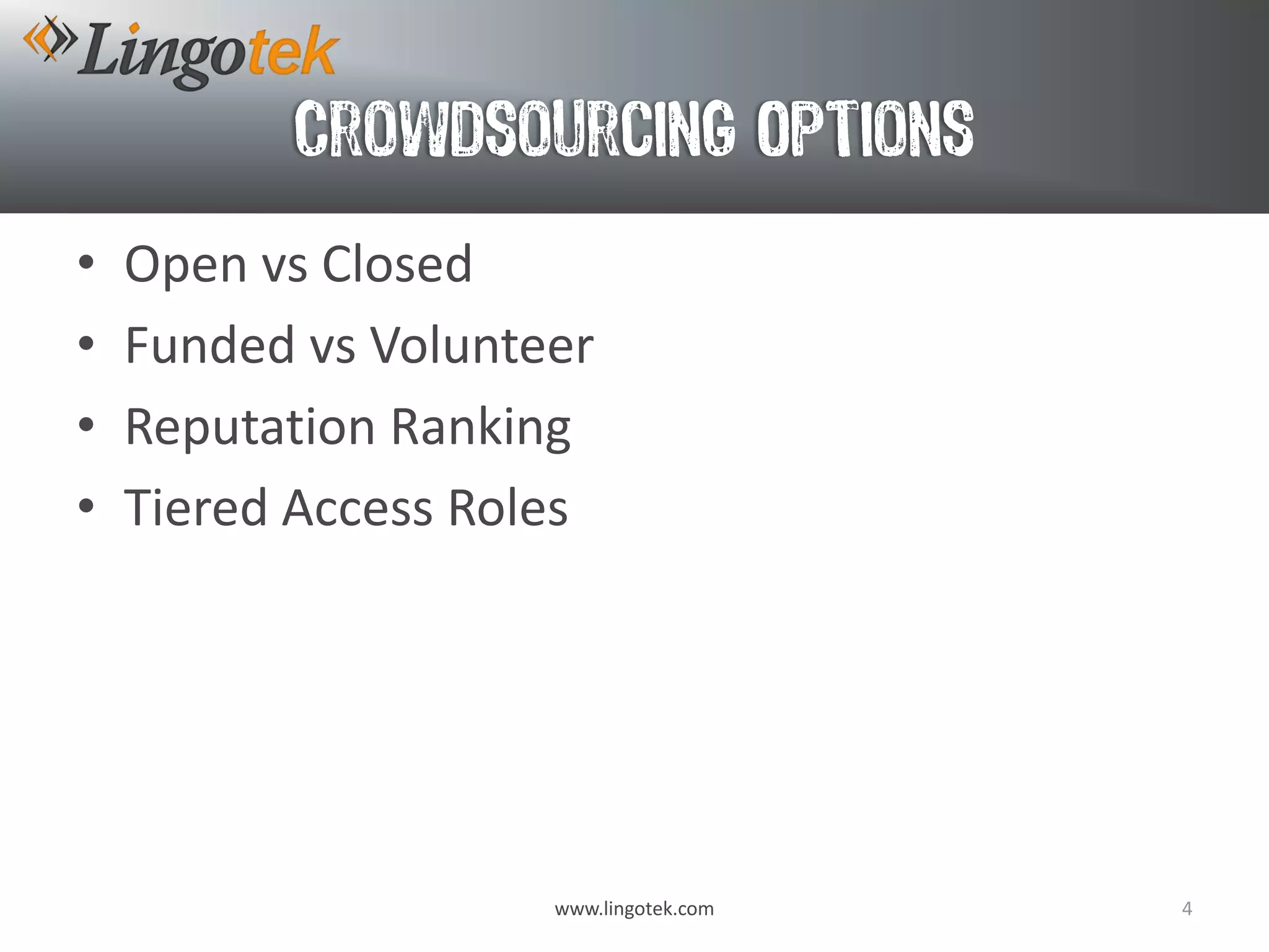 Practical crowdsourcing | PPT